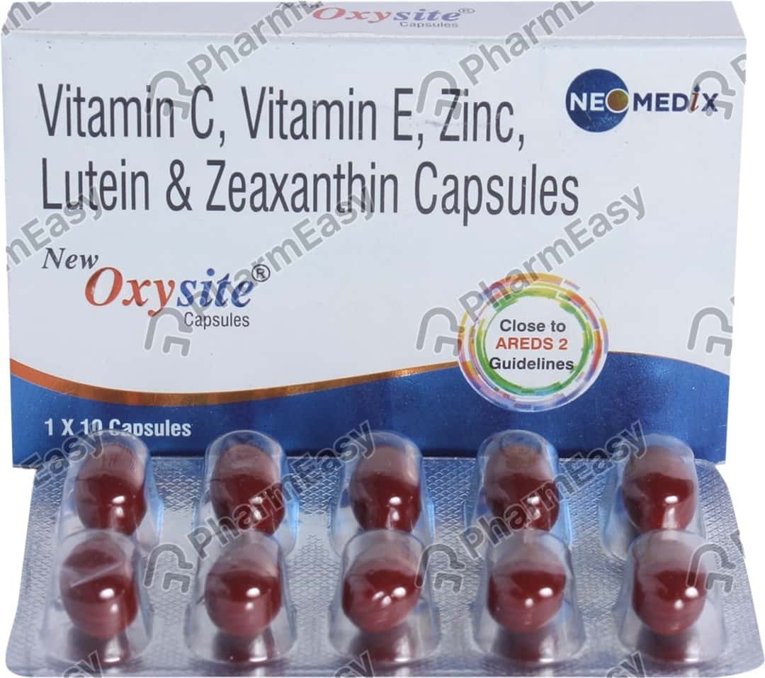 Buy New Oxysite Strip Of 10 Capsules Online at Flat 15% OFF | PharmEasy