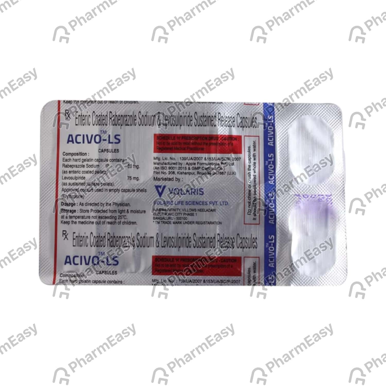 Acivo Ls Strip Of 10 Capsules: Uses, Side Effects, Price & Dosage ...