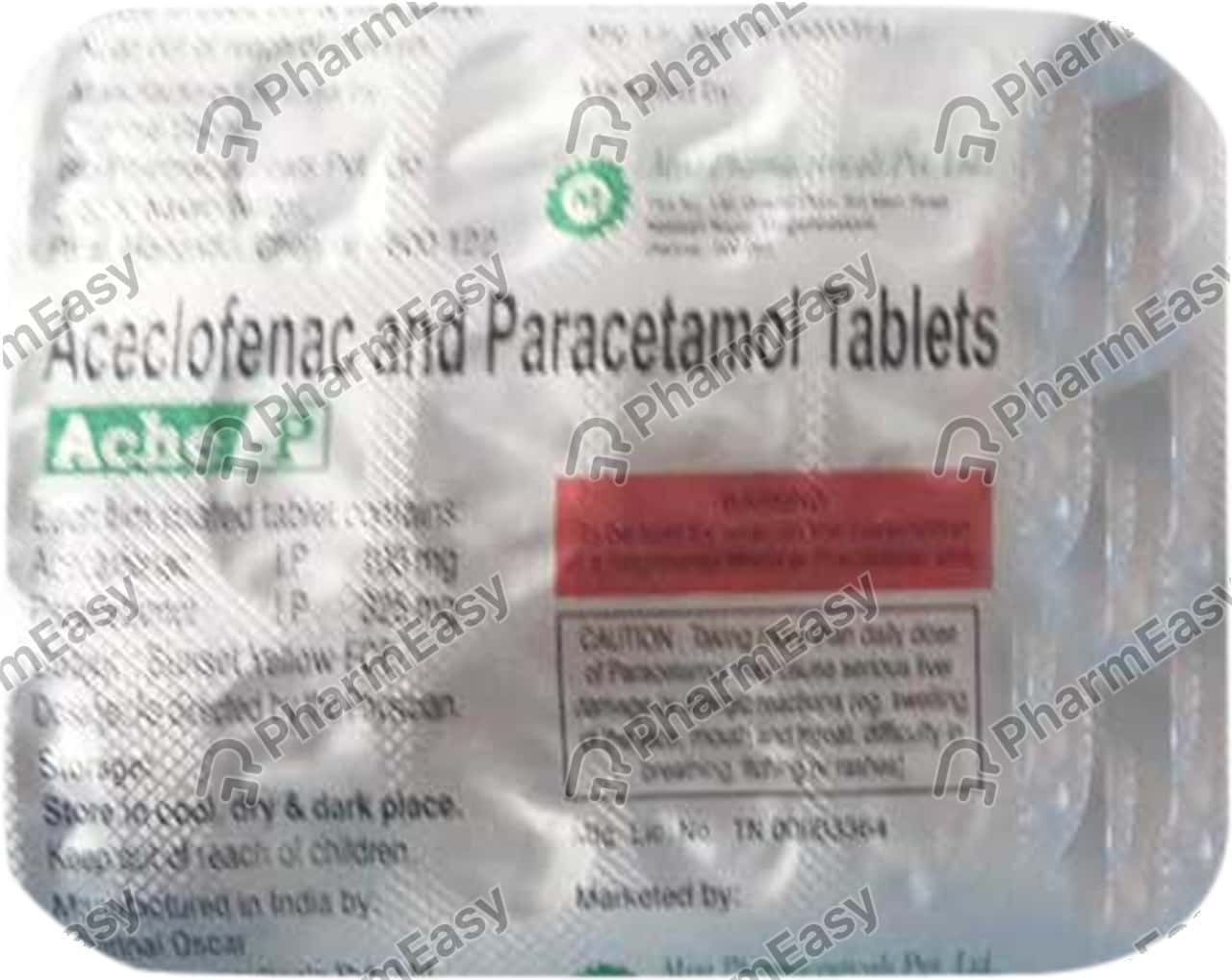 Ache P Strip Of 15 Tablets: Uses, Side Effects, Price & Dosage | PharmEasy