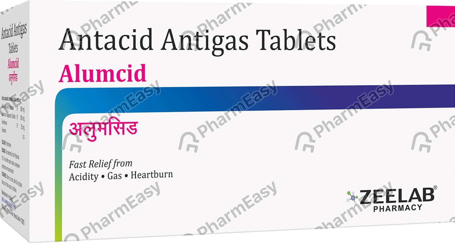 Buy Alumcid Strip Of 10 Chewable Tablets Online at Flat 15% OFF | PharmEasy