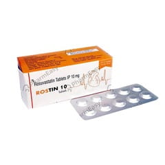 Rostin 10 MG Tablet (10) - Uses, Side Effects, Dosage, Composition ...