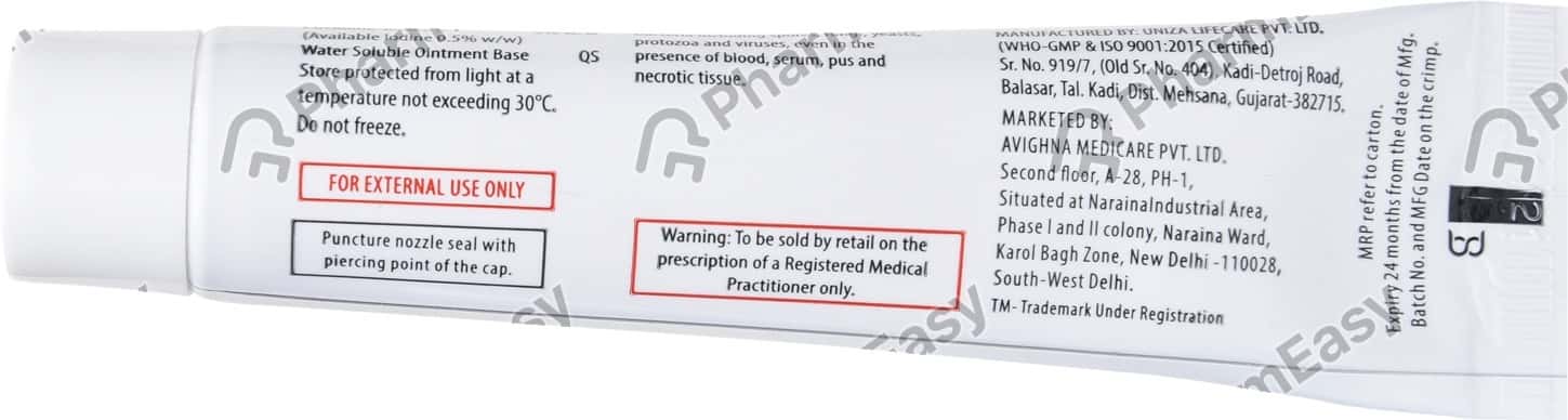 Sepsadone 5 %W/W Ointment (25): Uses, Side Effects, Price & Dosage ...