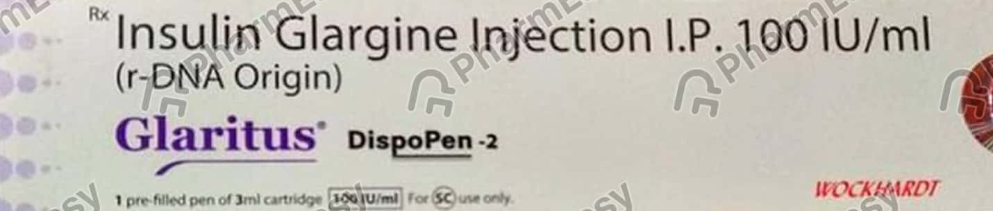 Glaritus 100 IU/ML Solution For Injection (3): Uses, Side Effects ...