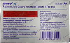 Razo 40 MG Tablet (15): Uses, Side Effects, Price & Dosage | PharmEasy