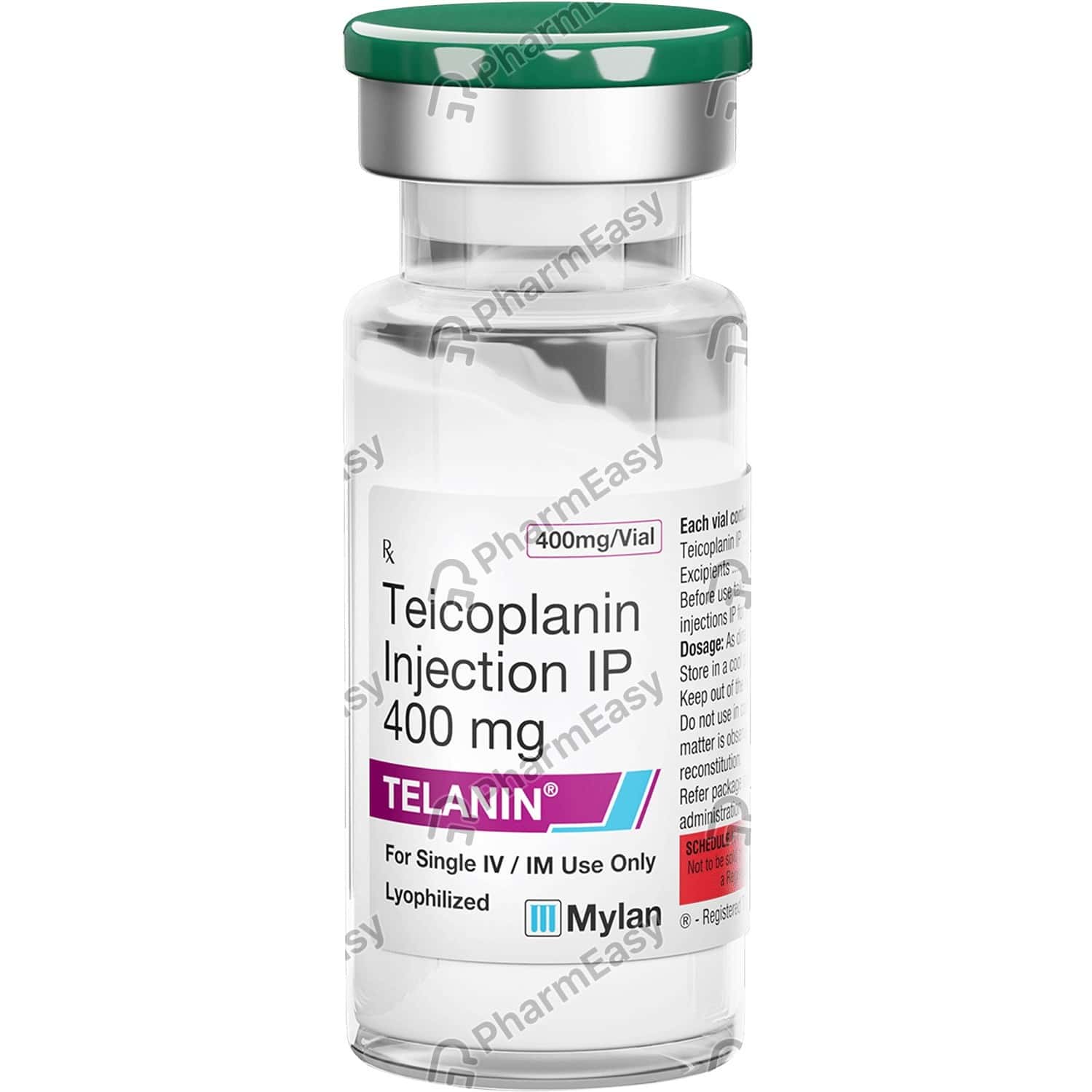 Telanin 400 MG Powder For Injection (1): Uses, Side Effects, Price ...