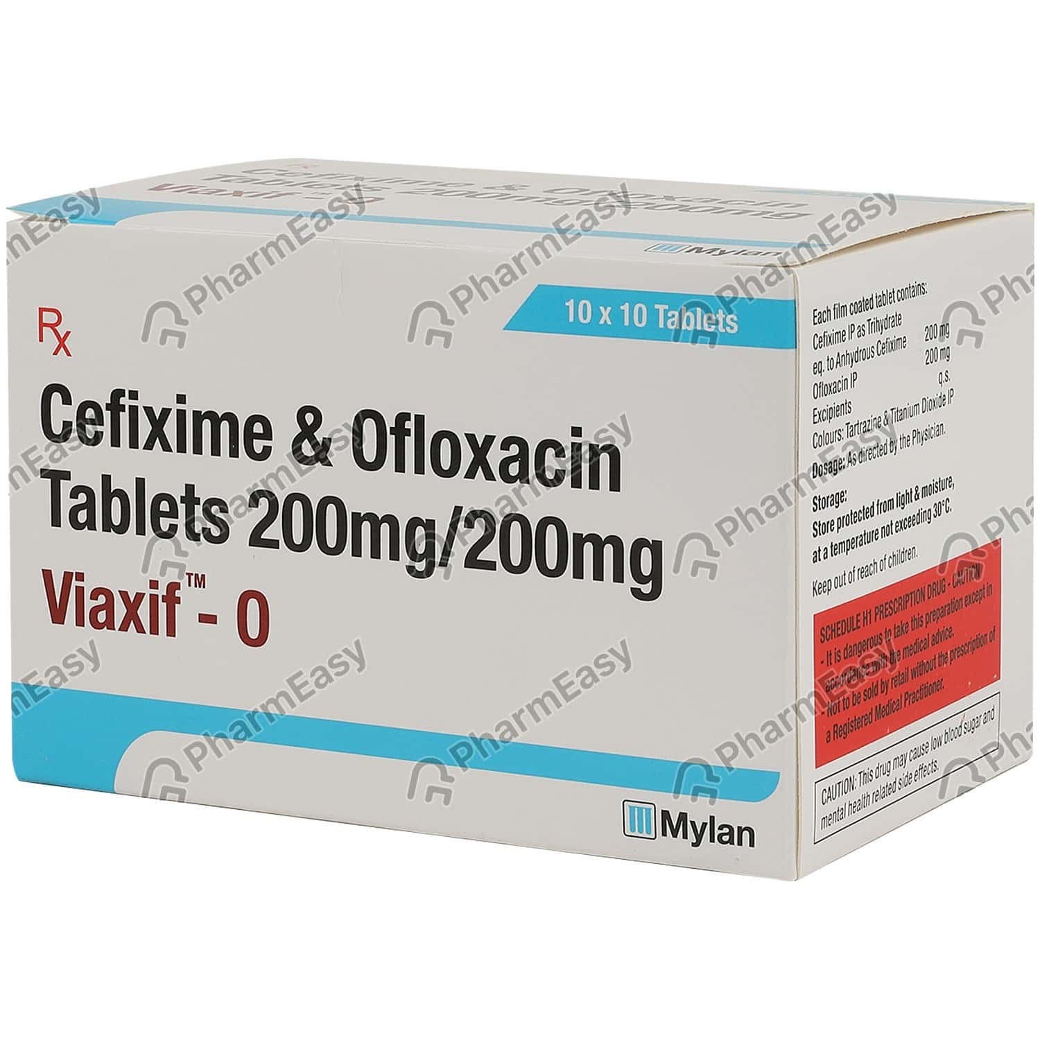 Viaxif O Strip Of 10 Tablets: Uses, Side Effects, Price & Dosage ...