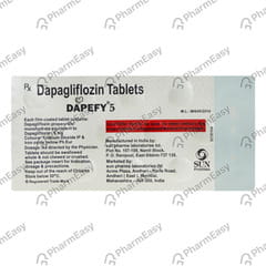 Dapefy 5 MG Tablet (14): Uses, Side Effects, Price & Dosage | PharmEasy