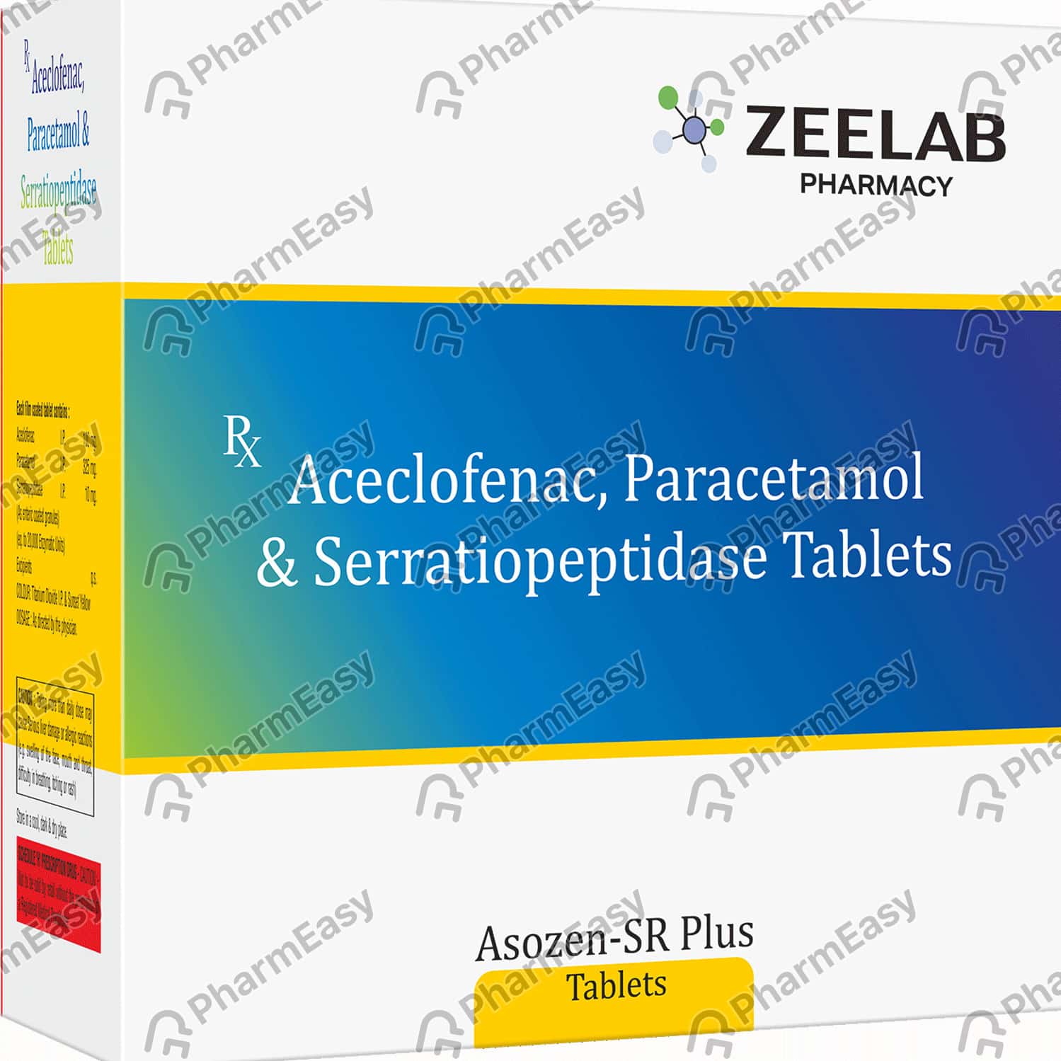 Asozen Sr Plus Strip Of 10 Tablets: Uses, Side Effects, Price & Dosage ...