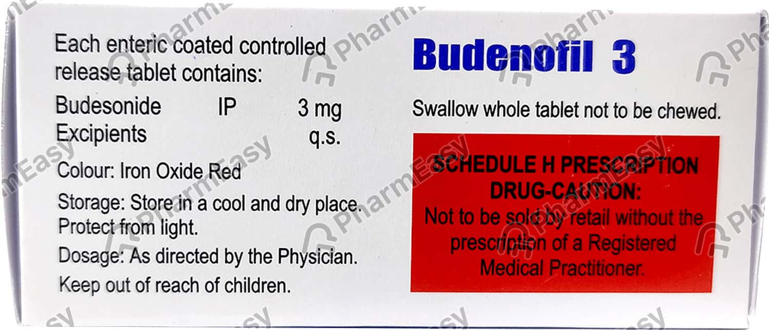 Buy Budenofil 3 MG Tablet (10) Online at Flat 15% OFF | PharmEasy