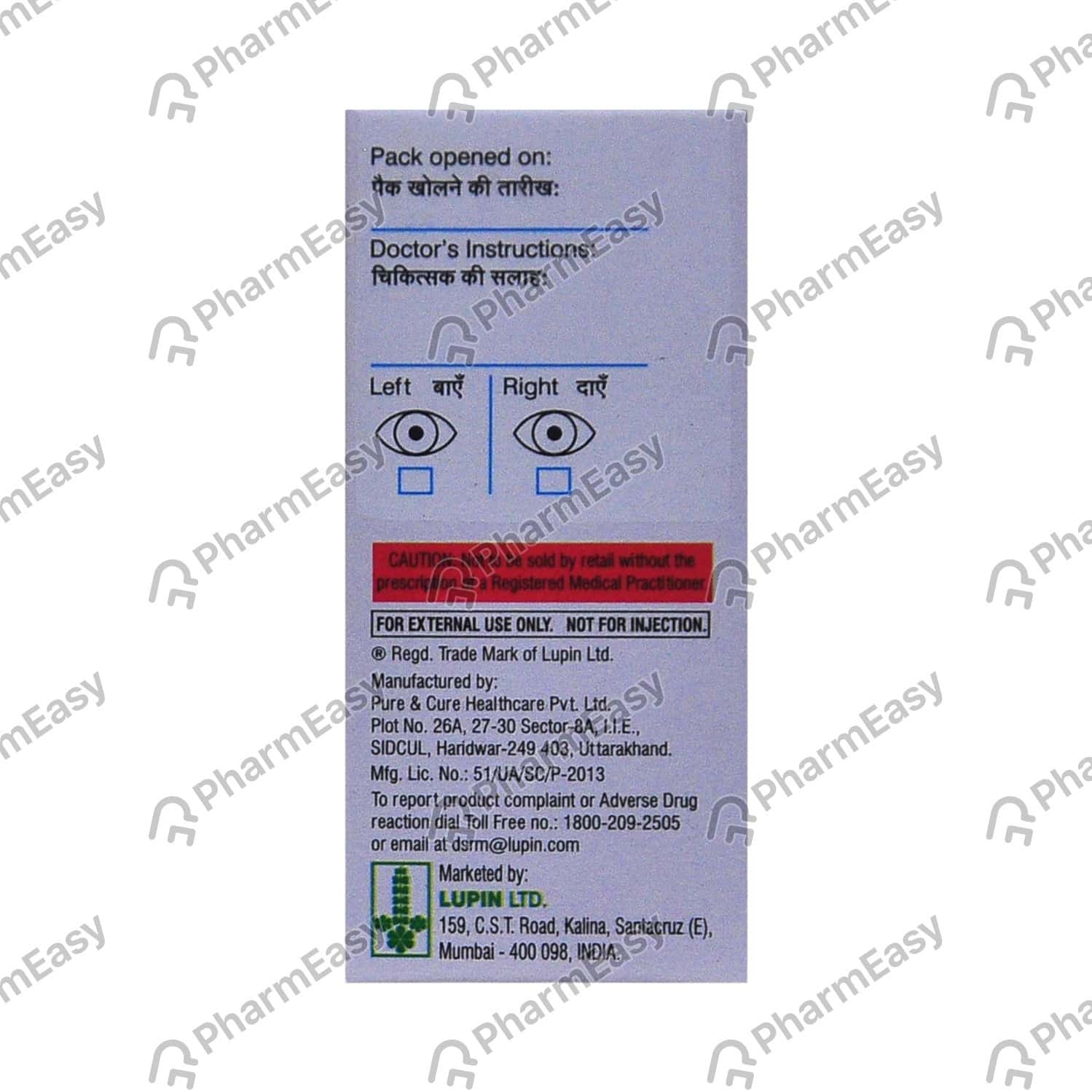 Buy Hydroeyes Hs 0.1 % Eye Drop (5) Online at Flat 15% OFF | PharmEasy