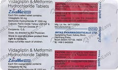 Zavamet 1000/50mg Strip Of 10 Tablets: Uses, Side Effects, Price ...