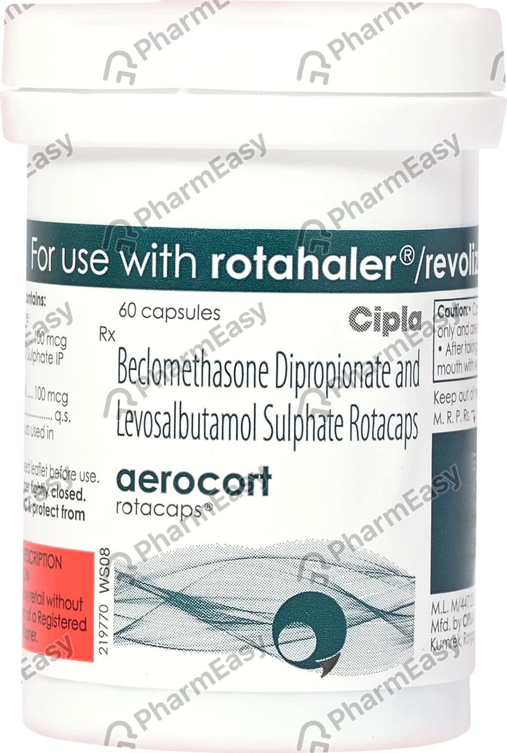 Buy Aerocort Box Of 60 Rotacaps Online at Flat 15% OFF | PharmEasy