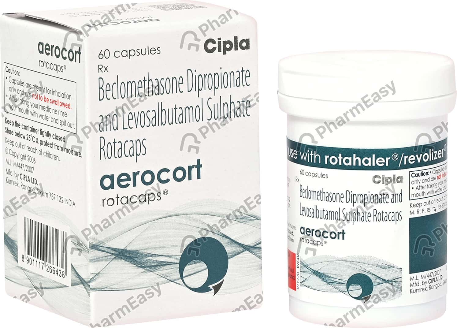 Buy Aerocort Box Of 60 Rotacaps Online at Flat 15% OFF | PharmEasy