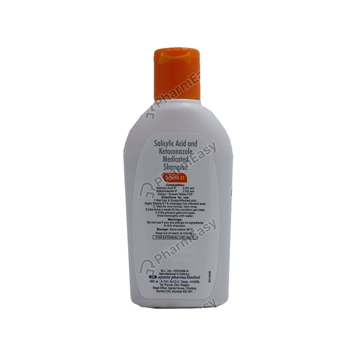 Buy Salisia Kt Shampoo 75ml Online at Flat 18% OFF* | PharmEasy