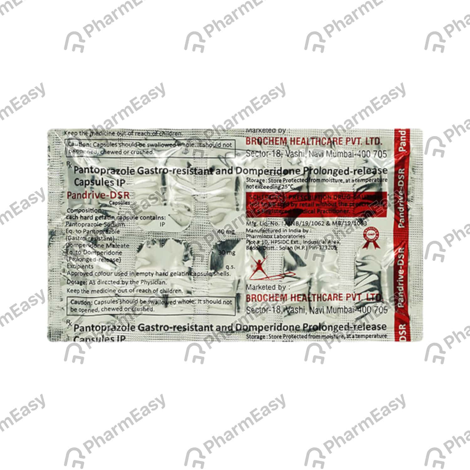 Pandrive Dsr Strip Of 10 Capsules: Uses, Side Effects, Price & Dosage ...