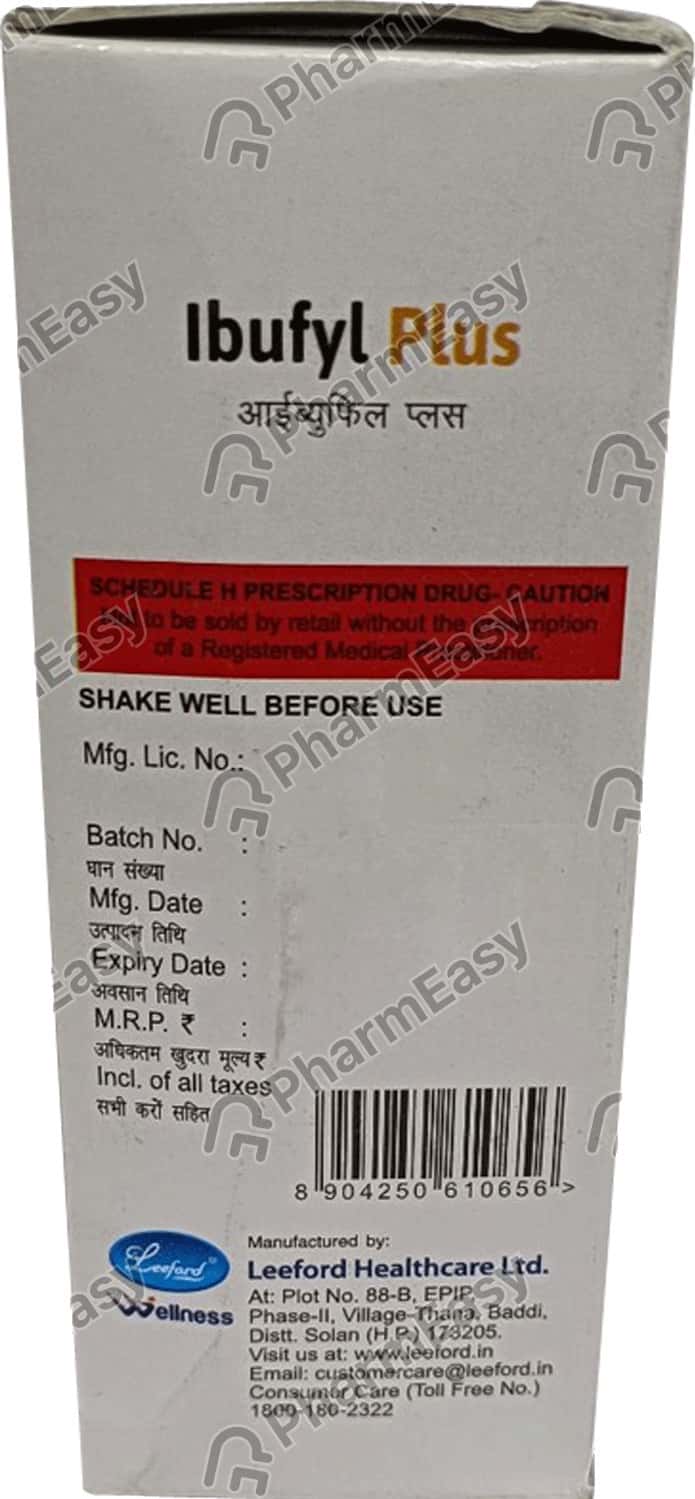 Ibufyl Plus Bottle Of 60ml Suspension: Uses, Side Effects, Price ...