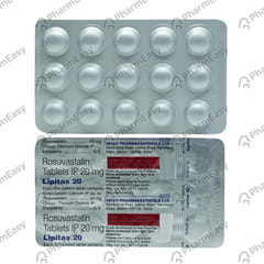 Lipitas 20 MG Tablet (15): Uses, Side Effects, Price & Dosage | PharmEasy
