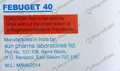 Febuget 40 Tablet: Uses, Side-effects, Price, Dosage & More Info ...
