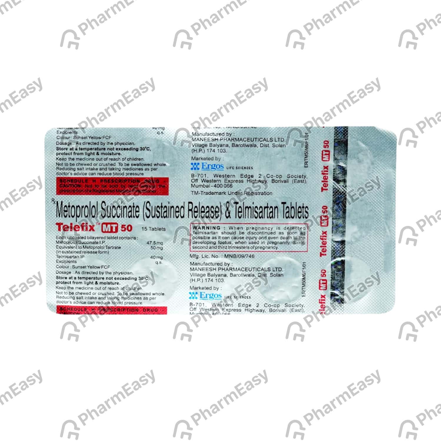 Telefix 40 MG Tablet (15): Uses, Side Effects, Price & Dosage | PharmEasy