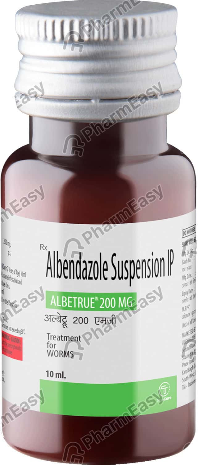 Albetrue 200 MG Suspension (10): Uses, Side Effects, Price & Dosage ...