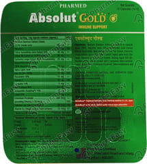 Buy Absolut Gold Strip Of 10 Capsules Online at Flat 15% OFF | PharmEasy