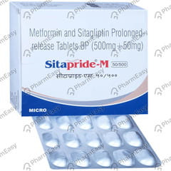 Sitapride M 50/500mg Strip Of 15 Tablets: Uses, Side Effects, Price ...