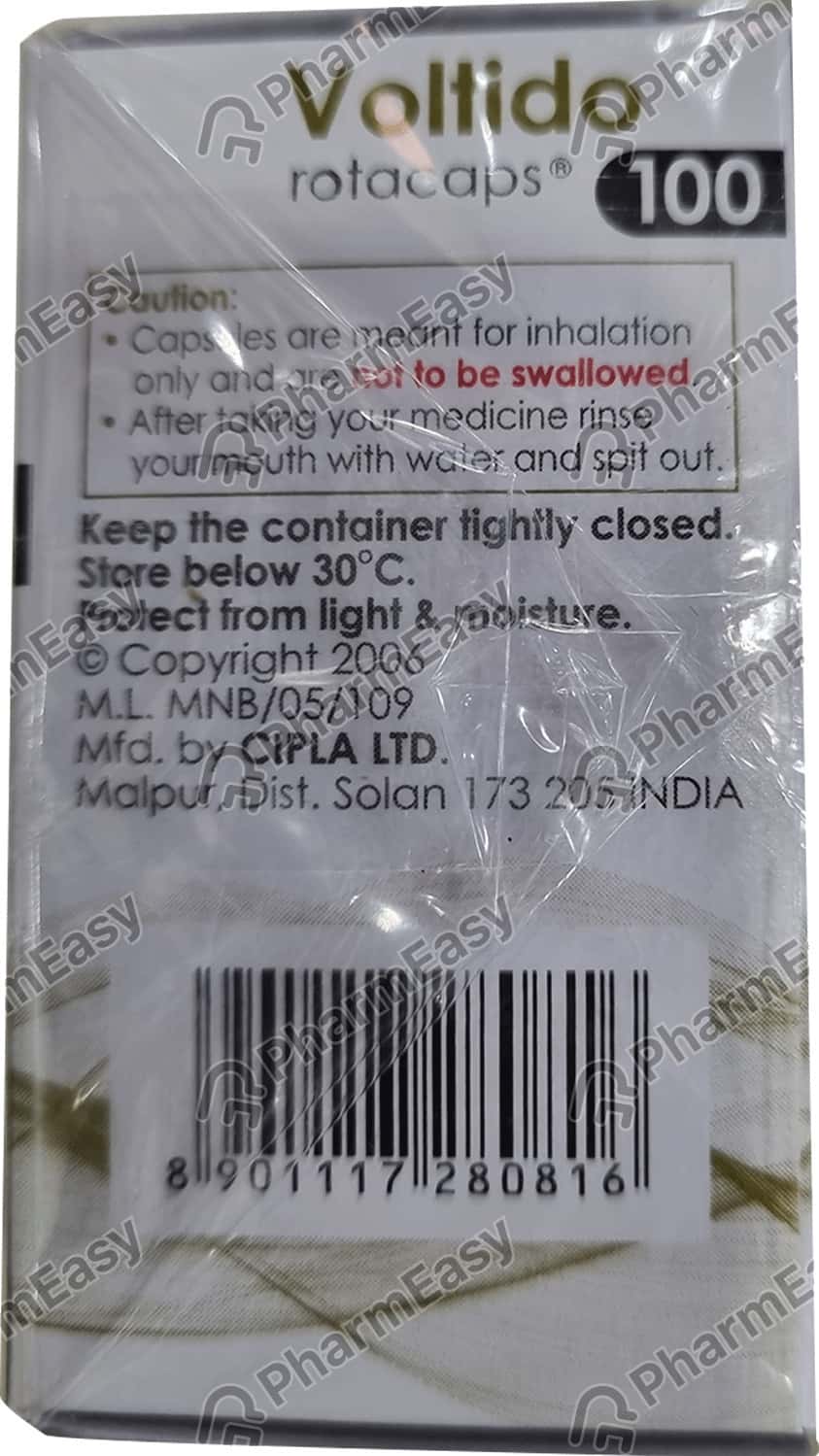 Buy Voltido 100mcg Box Of 15 Rotacaps Online at Flat 15% OFF | PharmEasy