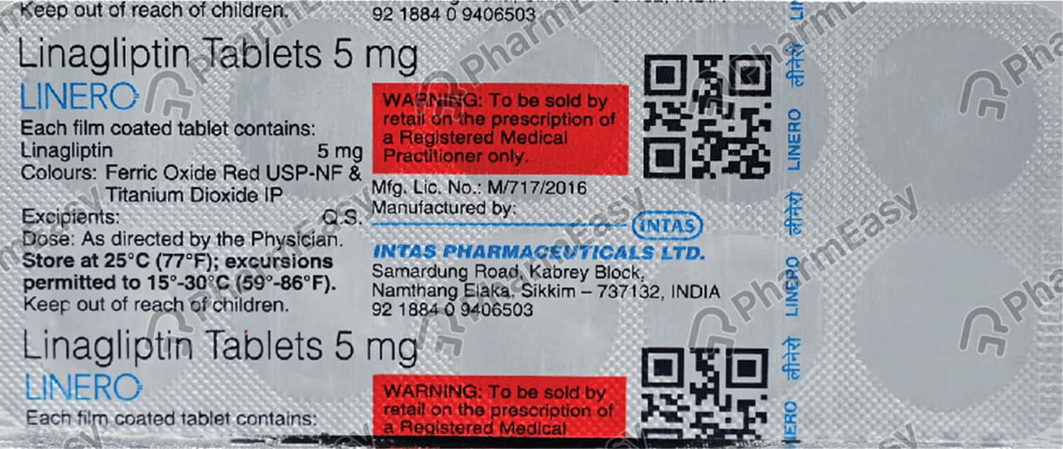 Buy Linero 5 MG Tablet (10) Online at Flat 15% OFF | PharmEasy
