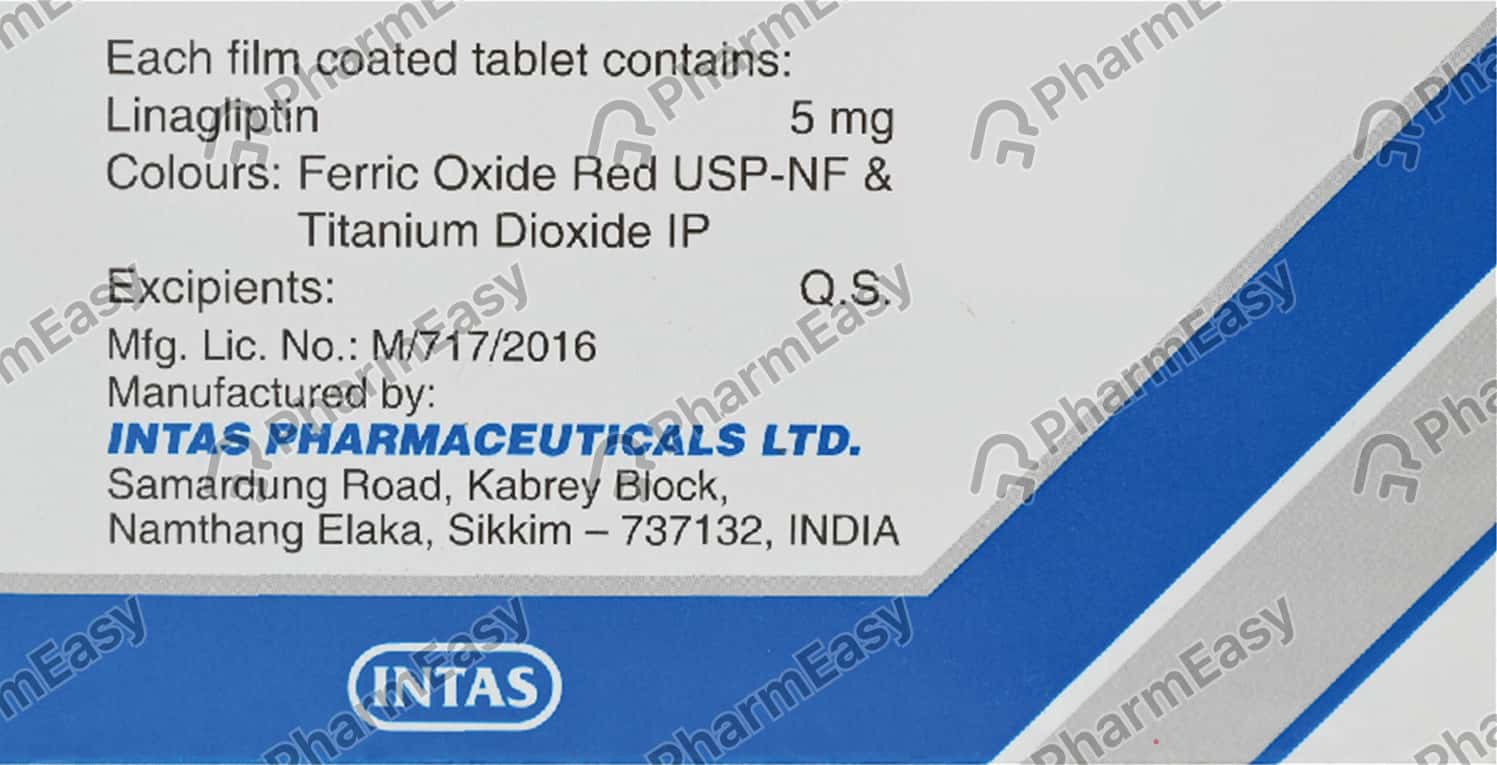 Buy Linero 5 MG Tablet (10) Online at Flat 15% OFF | PharmEasy