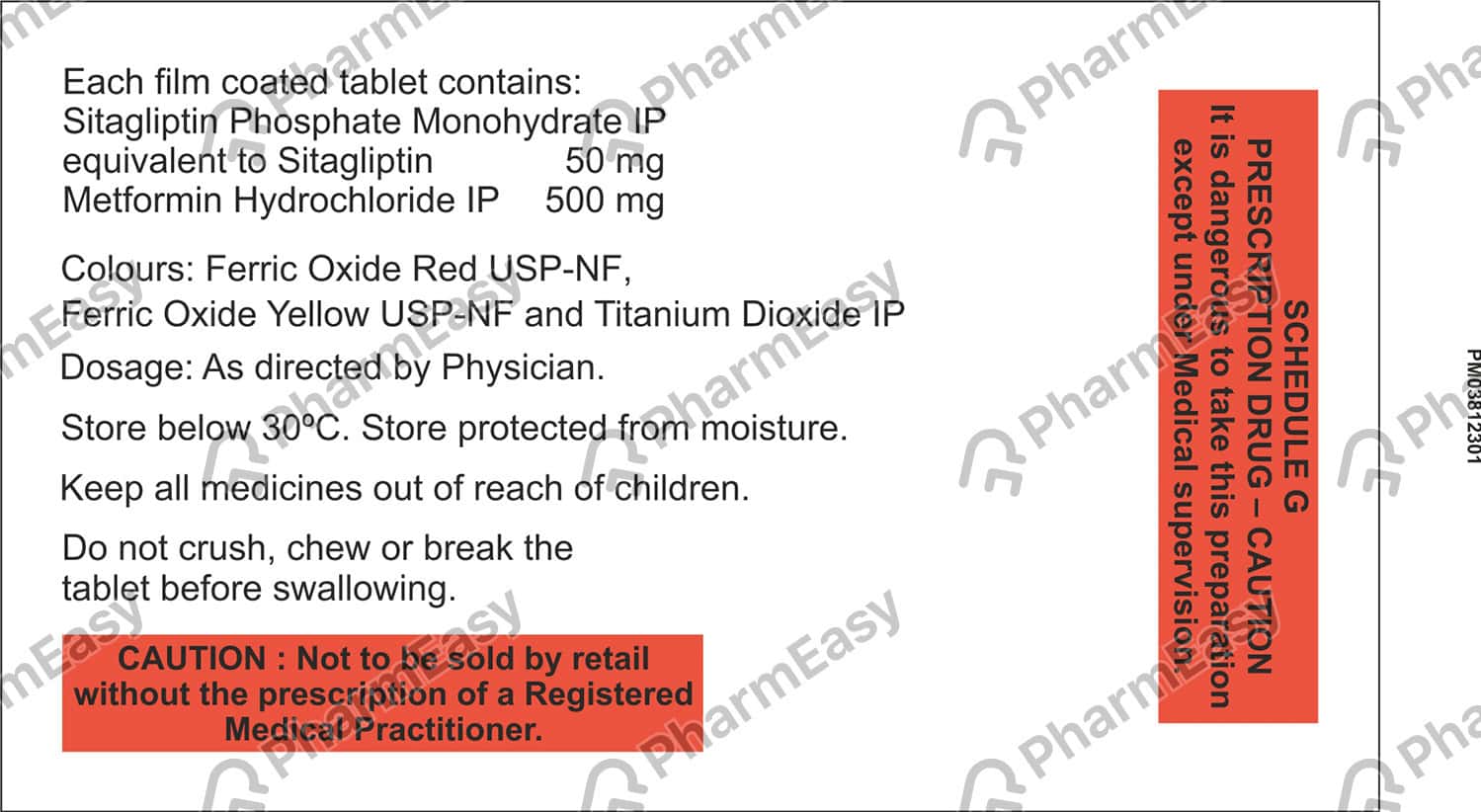 Sita Od Met 50/500mg Strip Of 10 Tablets: Uses, Side Effects, Price ...