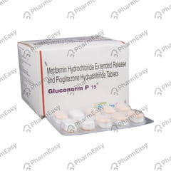 Gluconorm P 15mg Strip Of 15 Tablets: Uses, Side Effects, Price ...