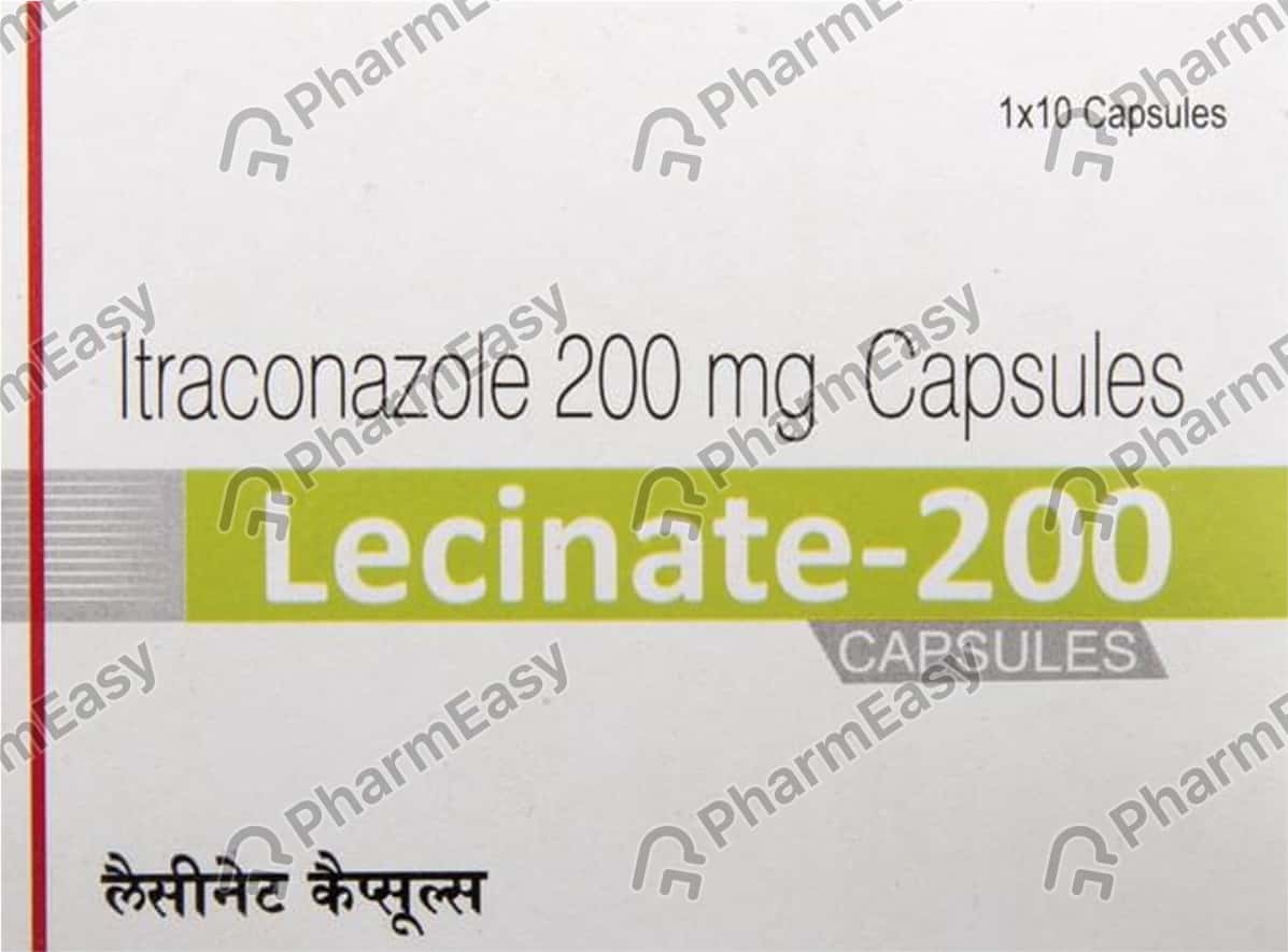 Lecinate 200 MG Capsule (10): Uses, Side Effects, Price & Dosage ...