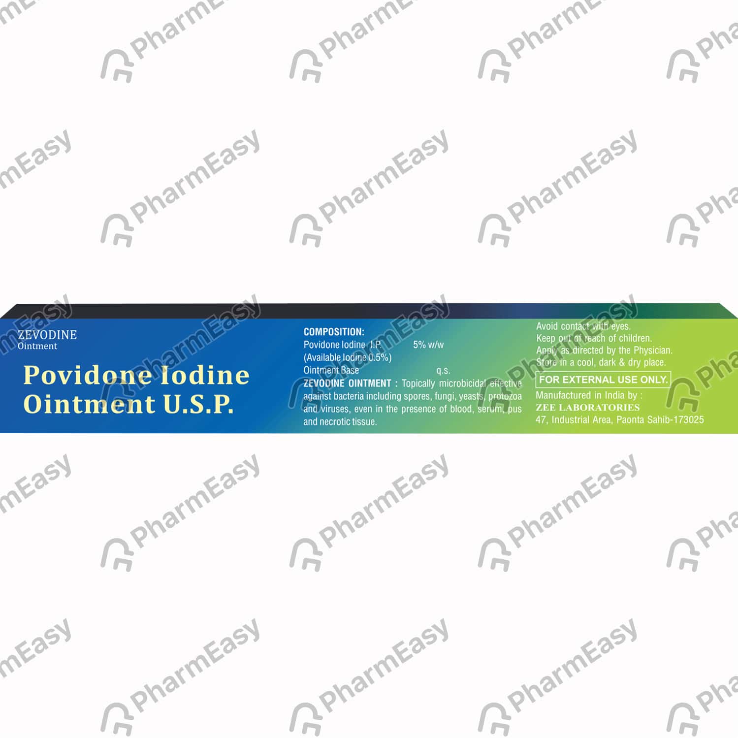 Buy Zevodine 5 %W/W Ointment (20) Online at Flat 15% OFF | PharmEasy