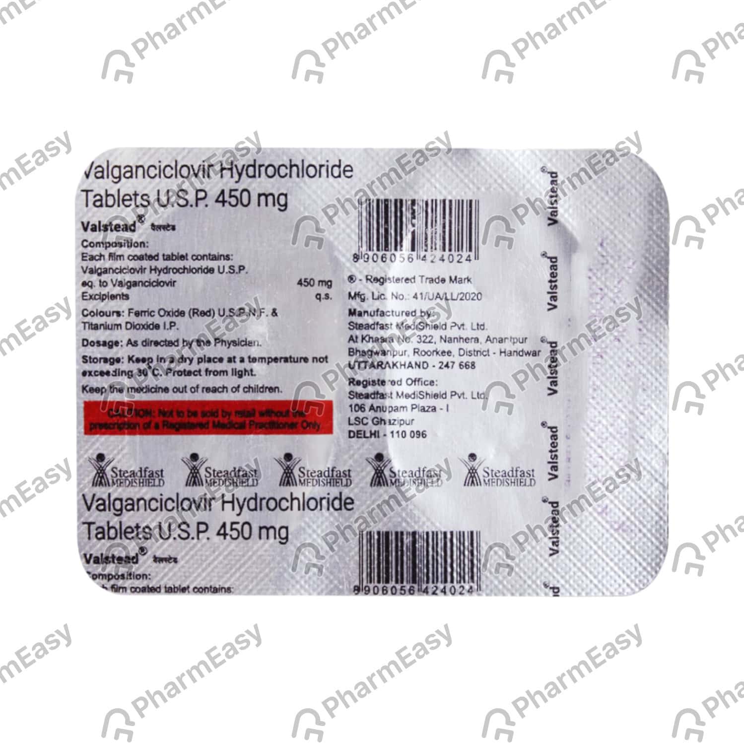 Buy Valstead 450 MG Tablet (4) Online at Flat 15% OFF | PharmEasy