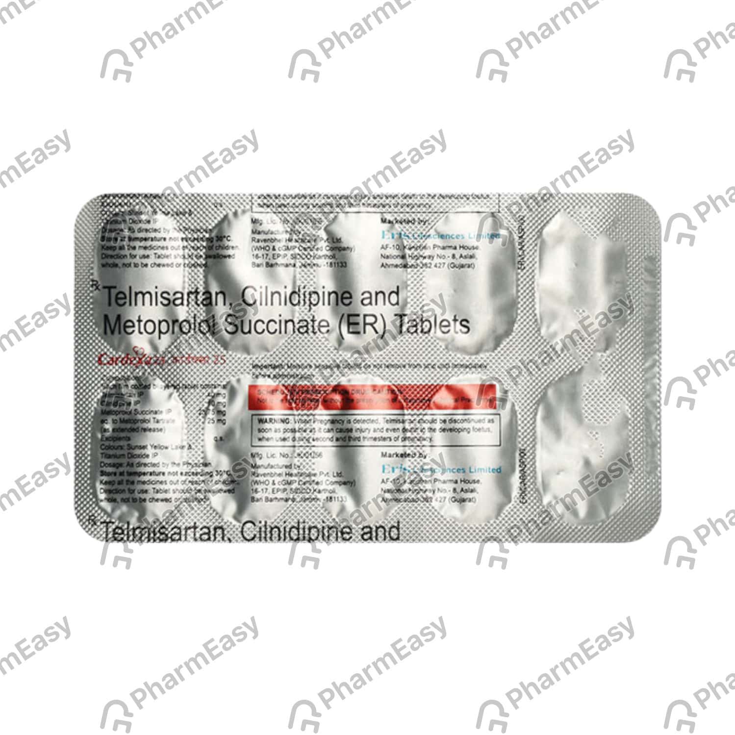 Cardexa 25mg Strip Of 10 Tablets: Uses, Side Effects, Price & Dosage ...