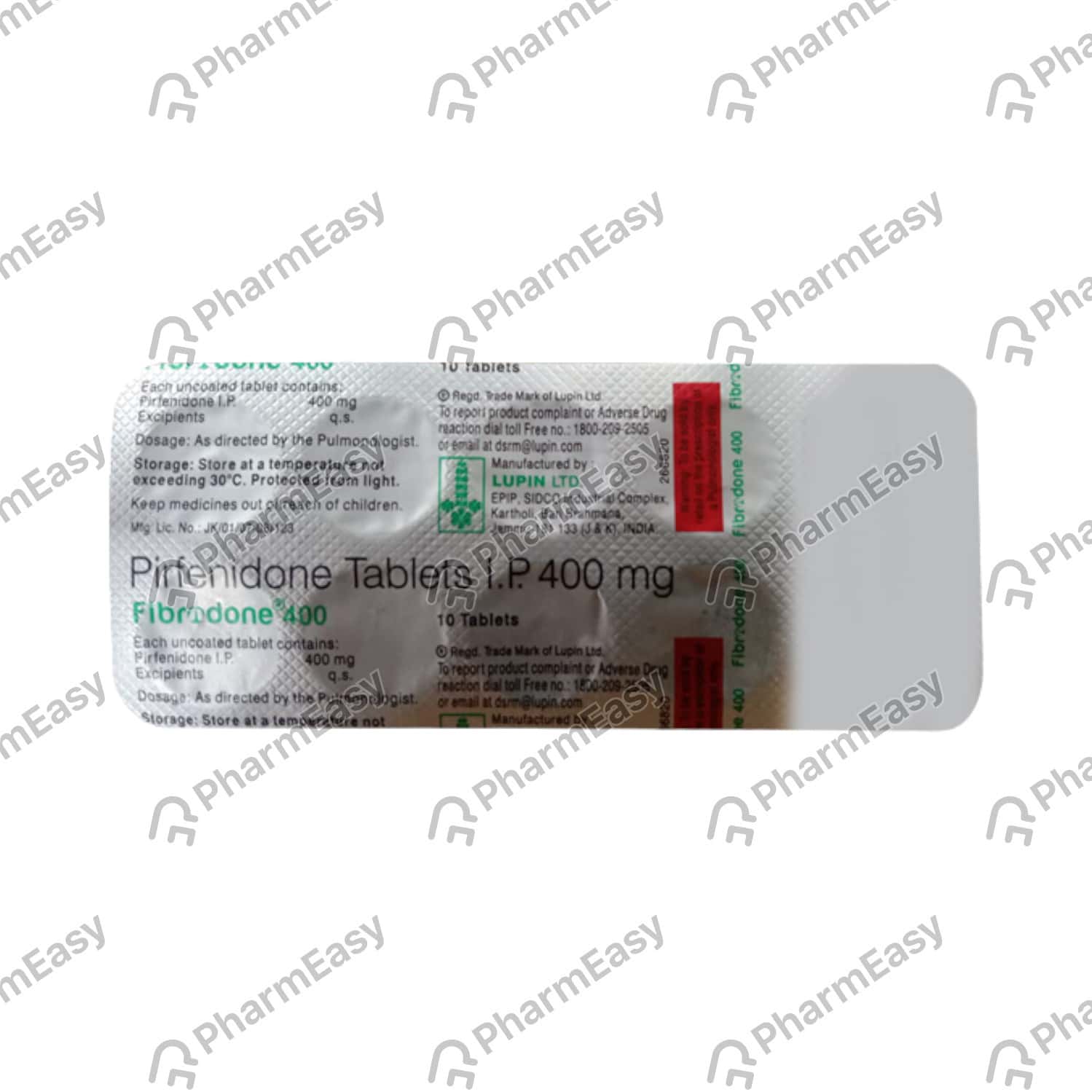 Fibrodone 400 MG Tablet (10): Uses, Side Effects, Price & Dosage ...