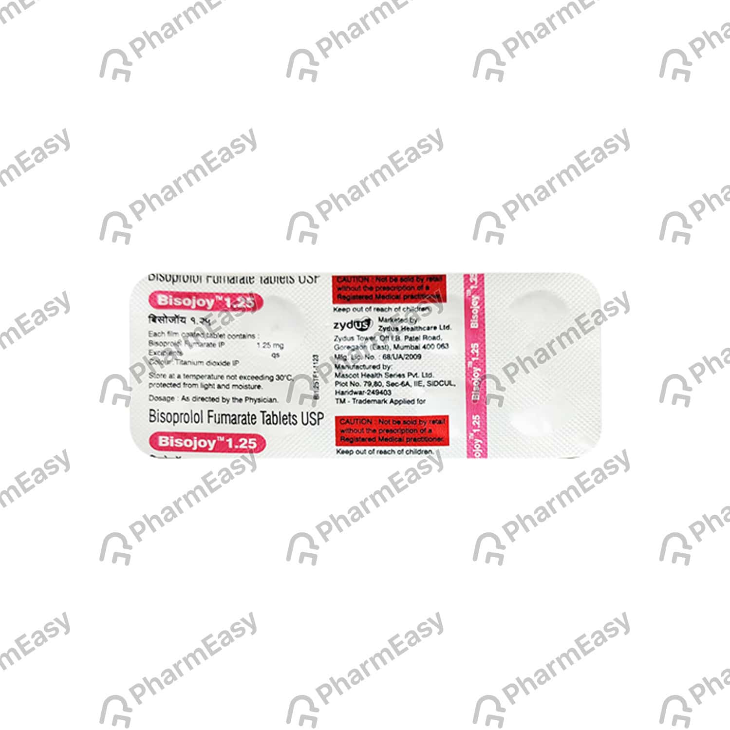 Bisojoy 1.25 MG Tablet (10): Uses, Side Effects, Price & Dosage | PharmEasy
