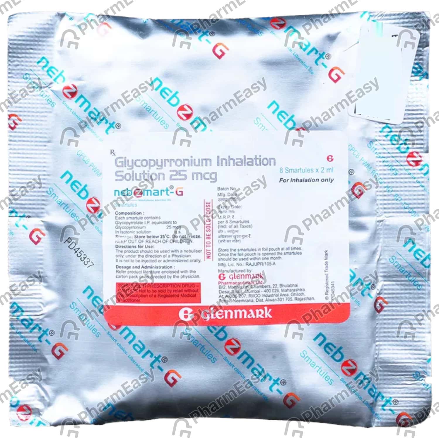 Nebzmart G 25 MCG Smartule (2): Uses, Side Effects, Price & Dosage ...