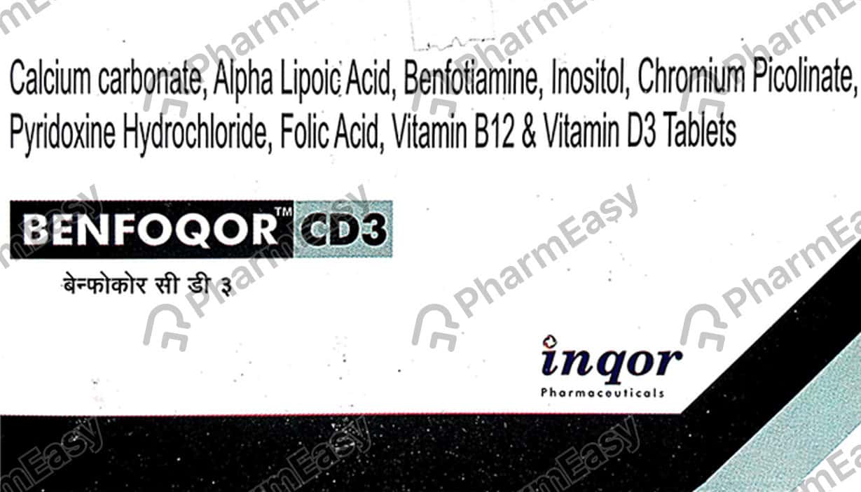 Buy Benfoqor Cd3 Strip Of 10 Tablets Online at Flat 15% OFF | PharmEasy