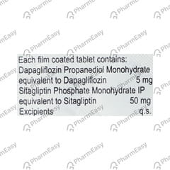 Dapefy S 50/5mg Strip Of 15 Tablets: Uses, Side Effects, Price & Dosage ...