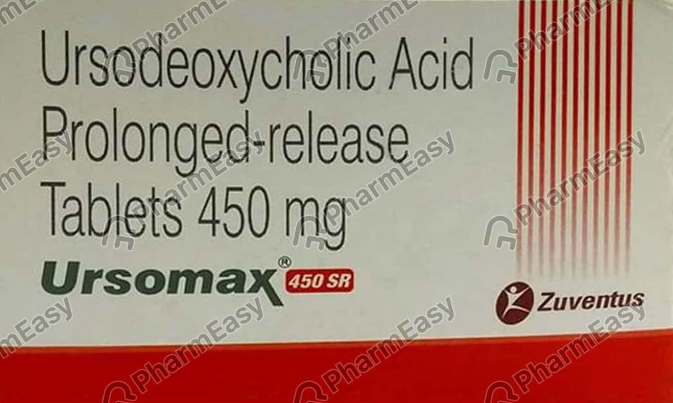 Ursomax Sr 450 MG Tablet (10): Uses, Side Effects, Price & Dosage ...