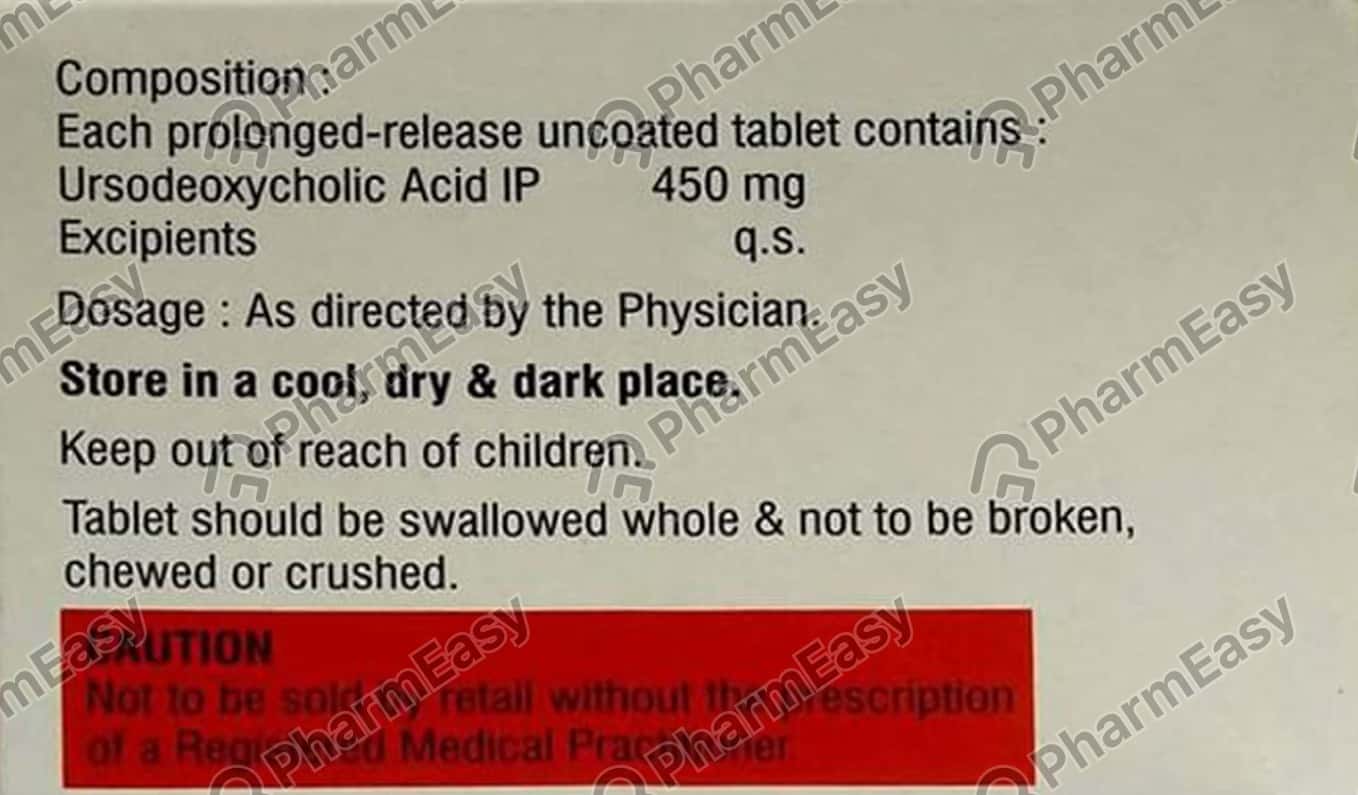 Ursomax Sr 450 MG Tablet (10): Uses, Side Effects, Price & Dosage ...