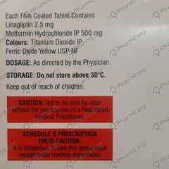 Linares M 2.5/500mg Strip Of 10 Tablets: Uses, Side Effects, Price ...