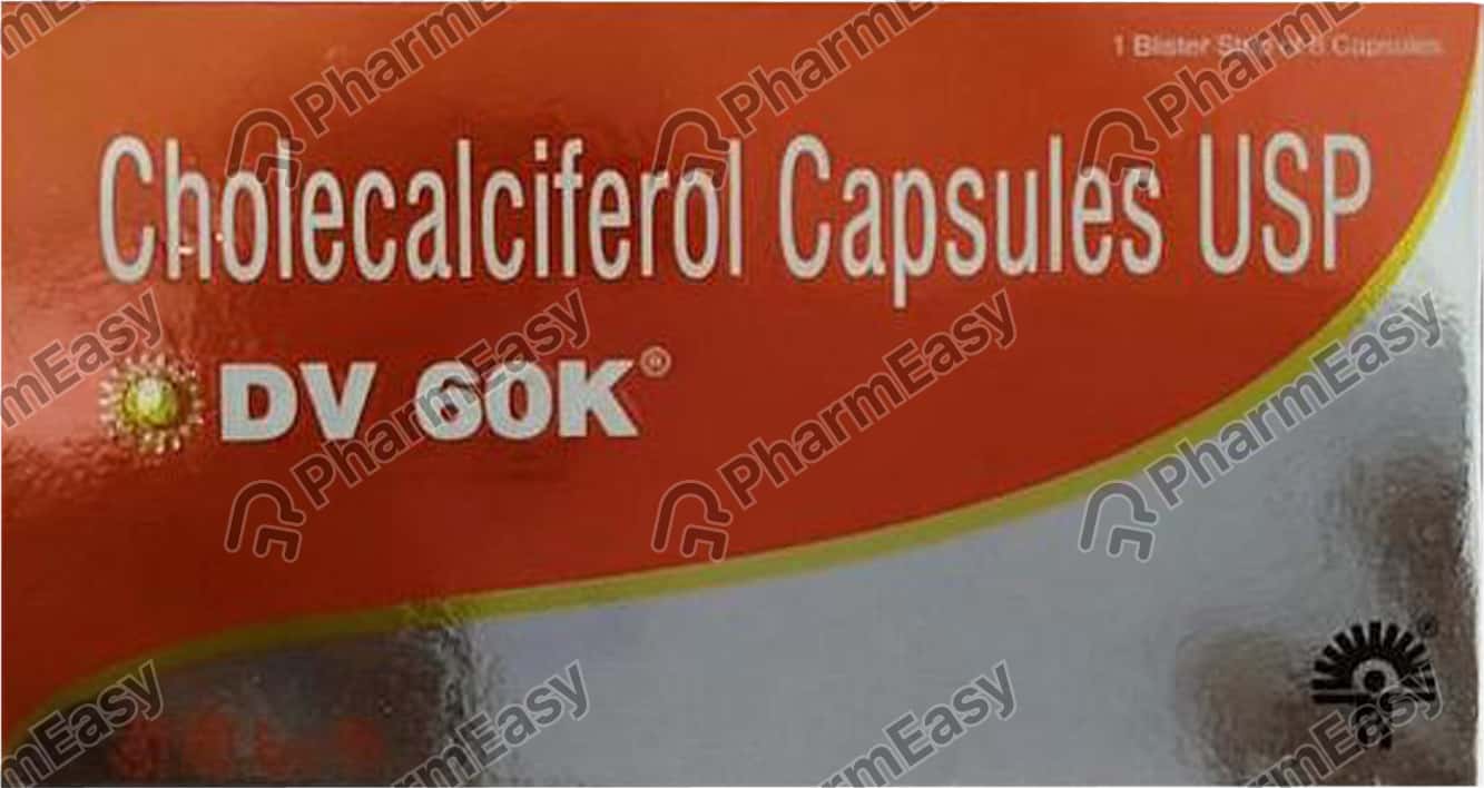 DV 60K Capsule: Uses, Side-effects, Price, Dosage & More Info - PharmEasy
