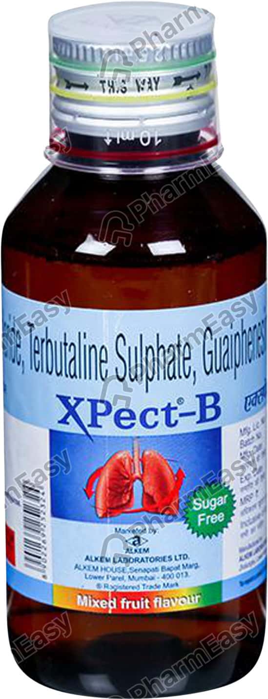 Xpect B Mixed Fruit Flavour Sugar Free Bottle Of 100ml Syrup: Uses ...