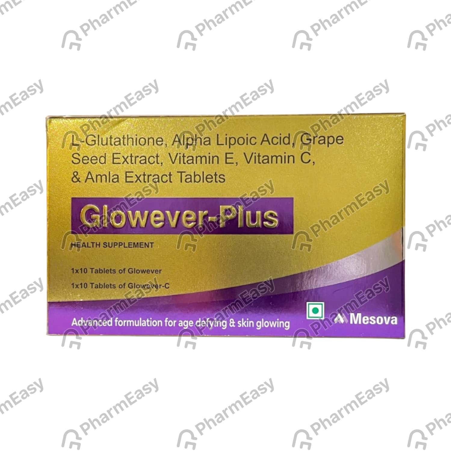 Buy Glowever Plus Box Of 20 Tablets Online & Save Up to 24% at PharmEasy