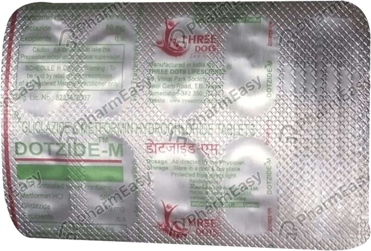 Dotzide M Strip Of 10 Tablets: Uses, Side Effects, Price & Dosage ...