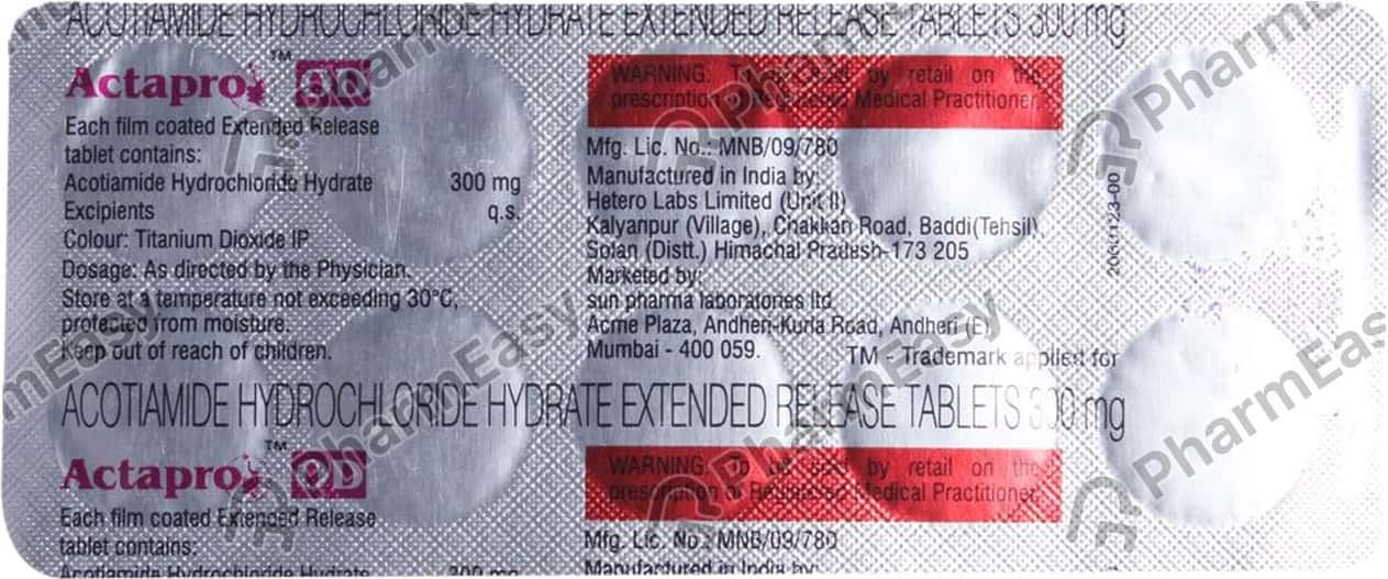 एक्टाप्रो ओडी 300 टैबलेट (Actapro Od 300 in Hindi) : उपयोग, साइड ...