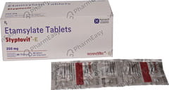 Buy Styptovit E 250 MG Tablet (10) Online & Save Up to 24% at PharmEasy
