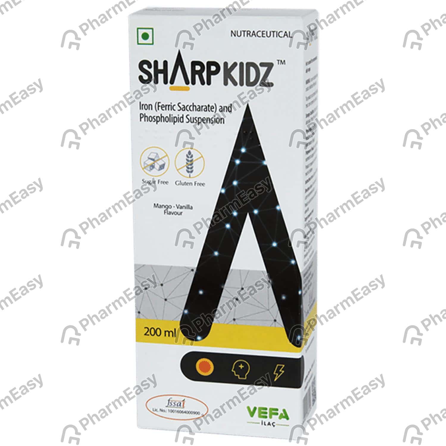 Buy Sharpkidz Mango Vanilla Flavour Sugar Free Bottle Of 200ml ...